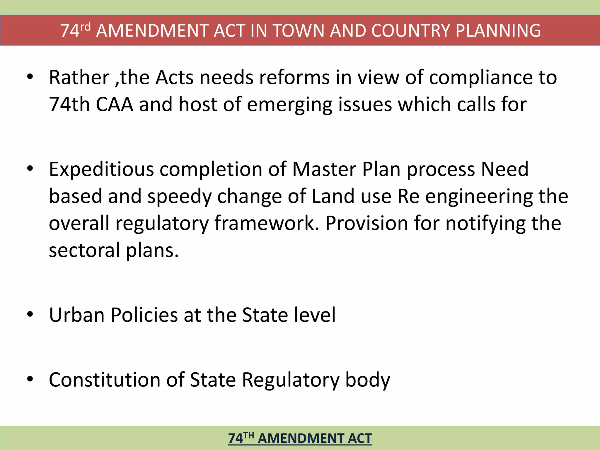 74th amendment act | PPTX