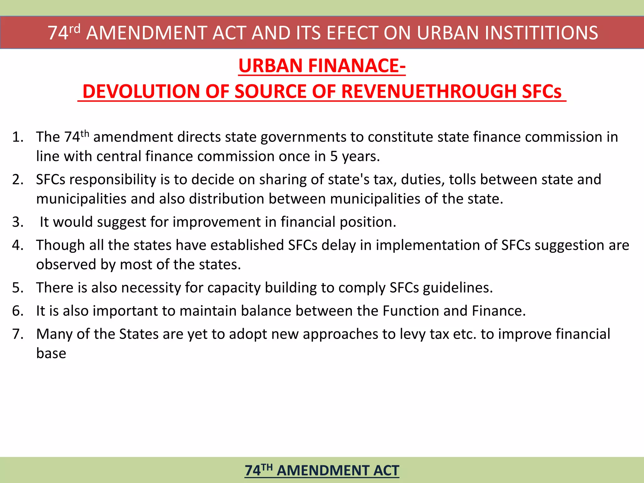 74th amendment act | PPTX