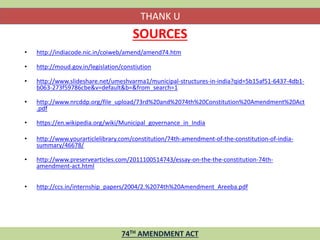 74th amendment act | PPTX