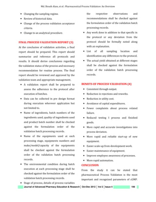 74 validation | PDF | Manufacturing Industry | Industries