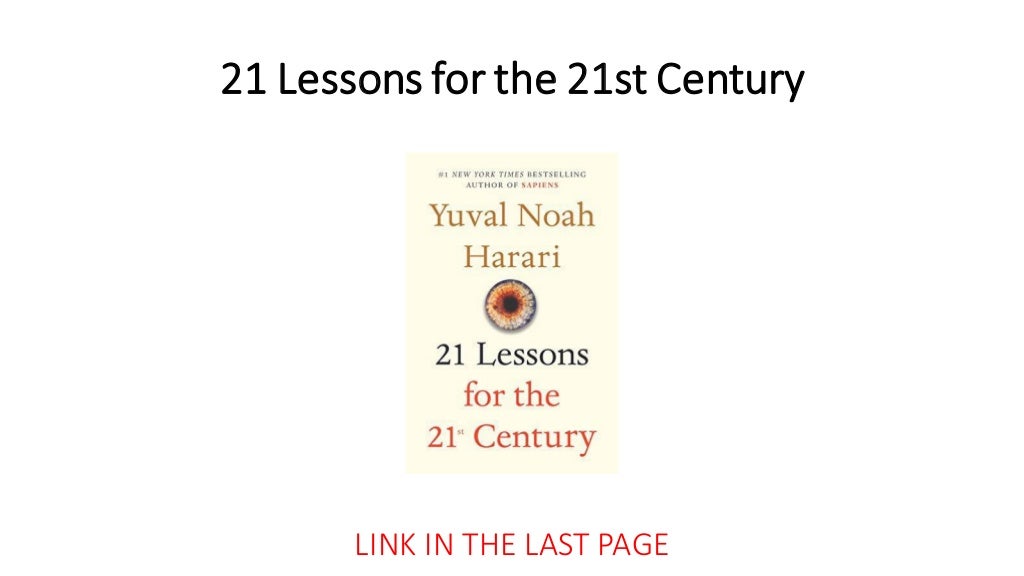 21 lessons for the 21st century pages - pnatropical