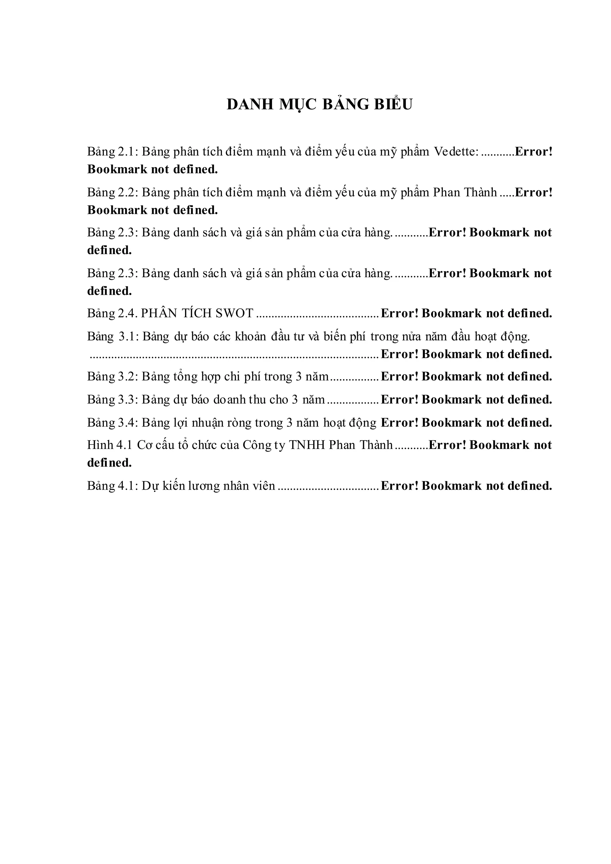 Đề tài: Xây dựng kế hoạch kinh doanh mỹ phẩm cho công ty TNHH Phan Thành đến năm 2025 | DOC