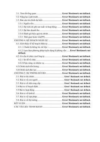 Đề tài: Xây dựng kế hoạch kinh doanh mỹ phẩm cho công ty TNHH Phan Thành đến năm 2025 | DOC