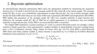 Tutorial on Bayesian optimization | PPTX