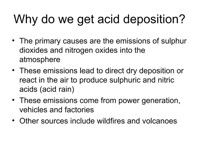 7.5 - Acid Deposition | PPT