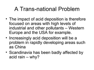 7.5 - Acid Deposition | PPT
