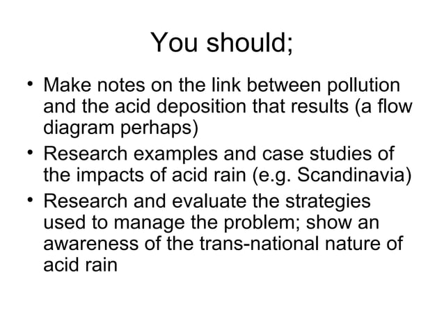 7.5 - Acid Deposition | PPT