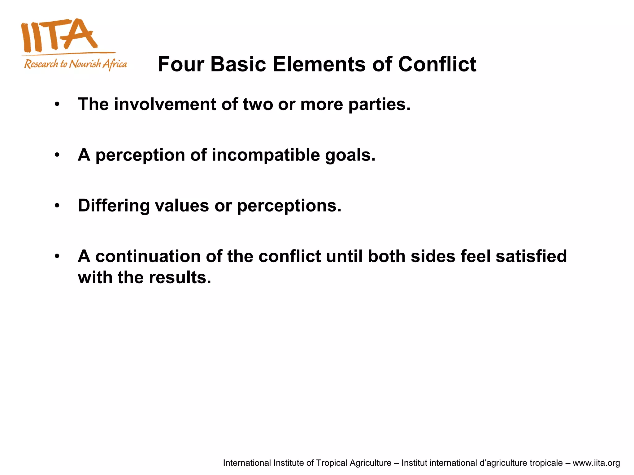 Conflict management in the workplace | PDF