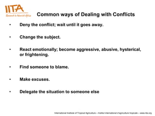 Conflict management in the workplace | PDF