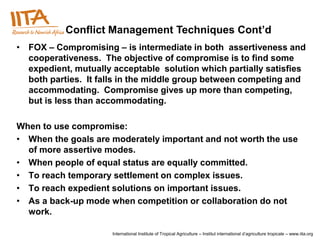 Conflict management in the workplace | PDF