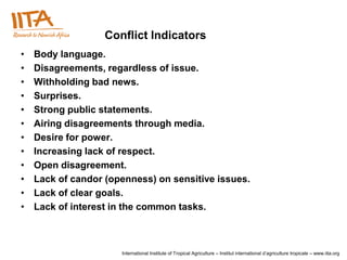 Conflict management in the workplace | PDF