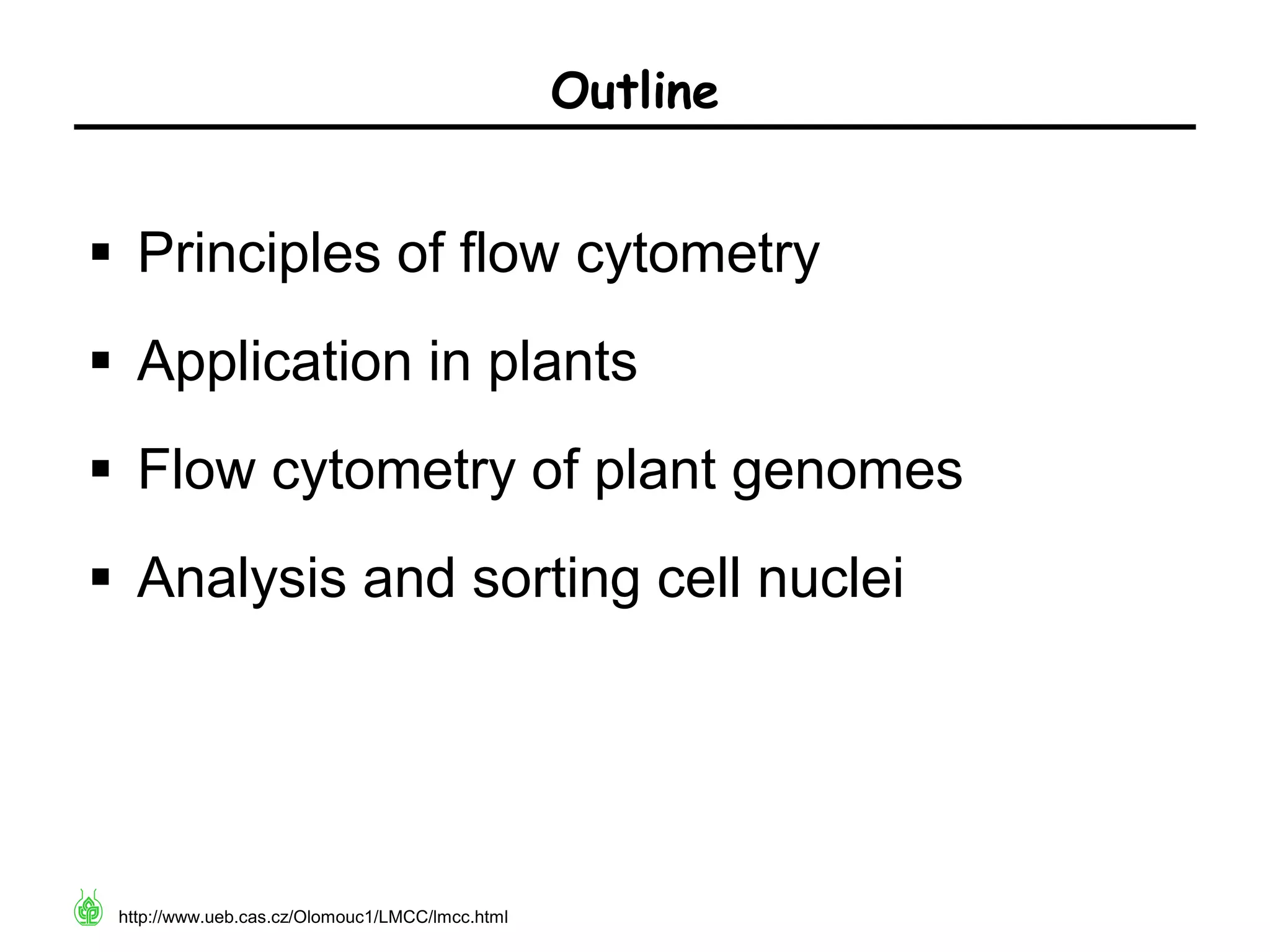 Analysis of Plant Genomes Using Flow Cytometry | PDF