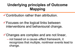 Outcome Mapping: Monitoring and Evaluation Tool | PPT