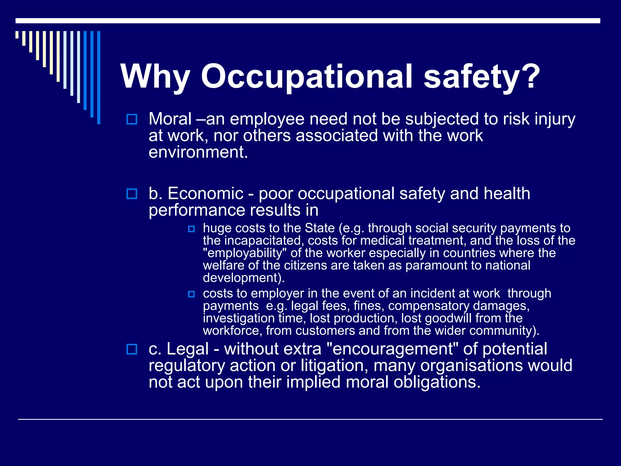 Importance of Occupational Safety | PDF