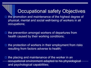 Importance of Occupational Safety | PDF