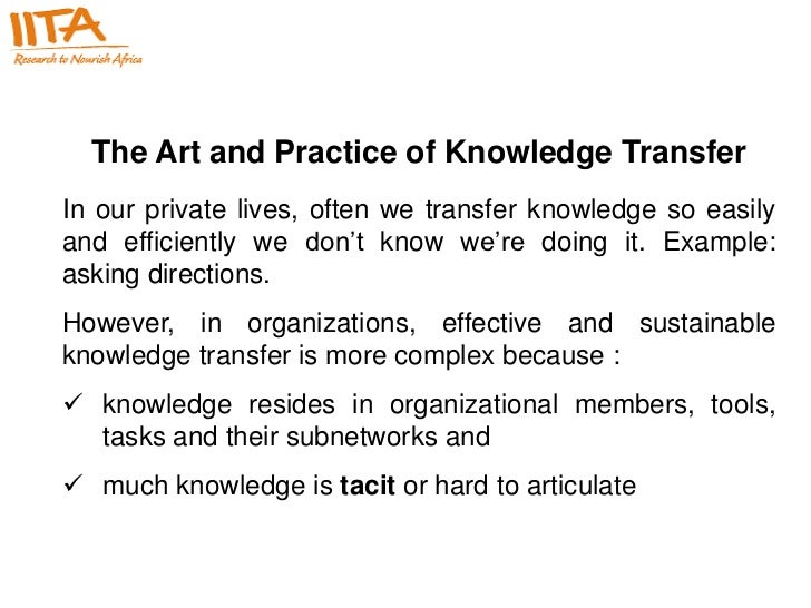 KNOWLEDGE TRANSFER IN TODAY’S MULTIGENERATIONAL WORKPLACE: What it ta…