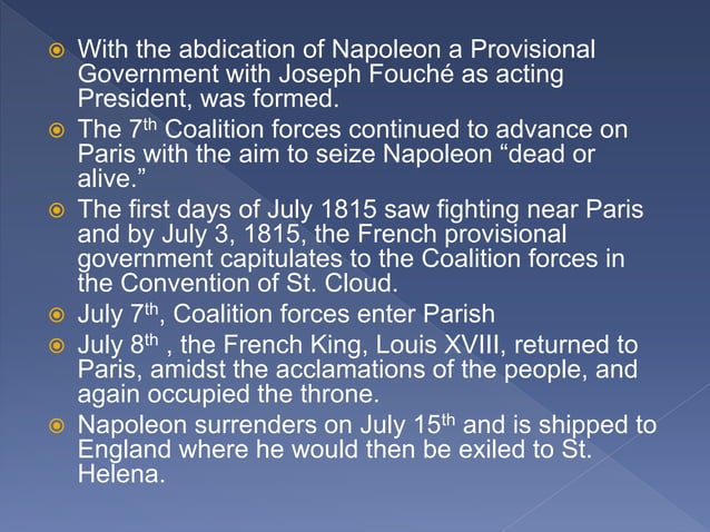 7.5 napoleon’s empire to congress of vienna | PPT
