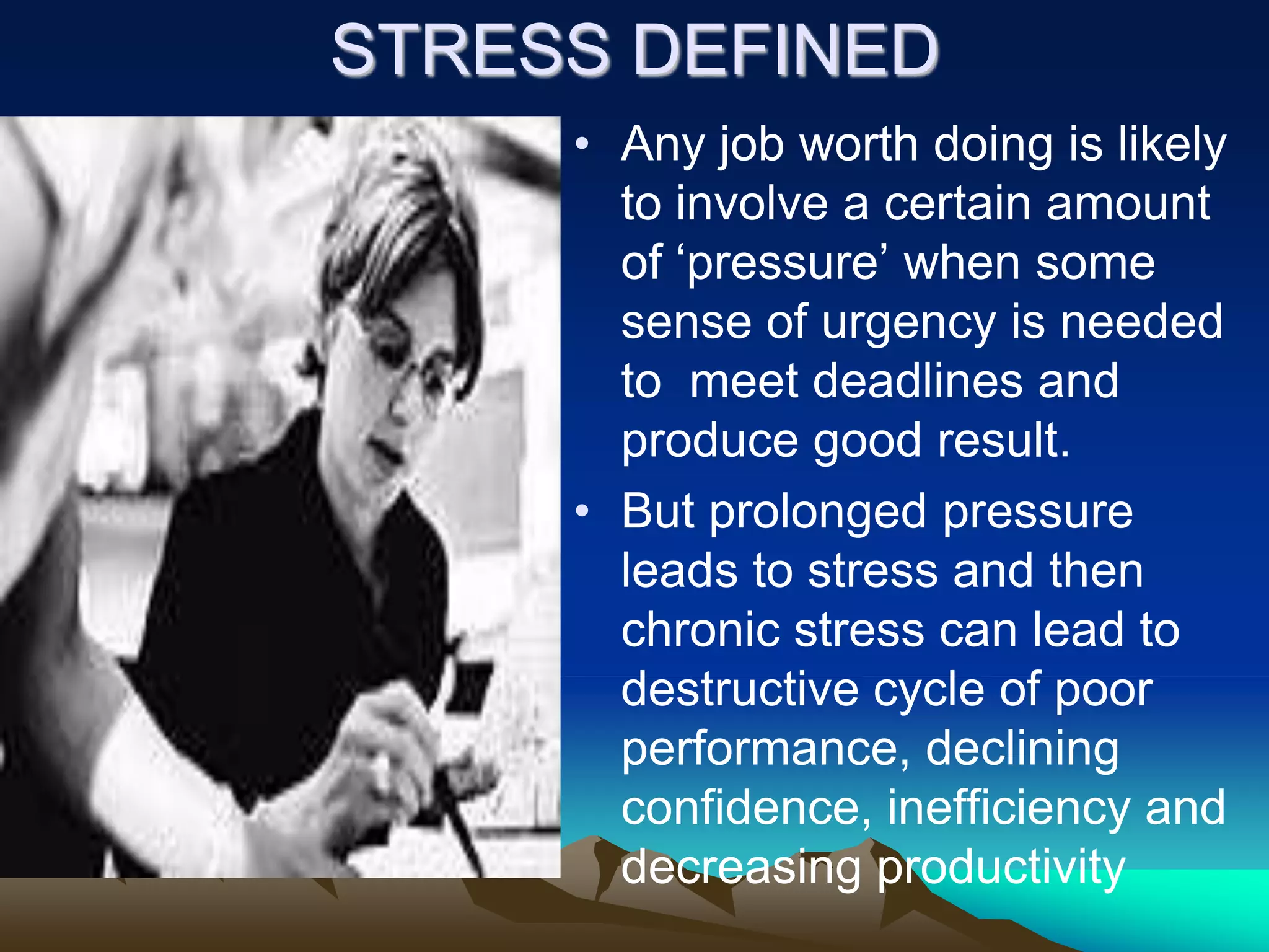 Stress Management In The Workplace | PDF