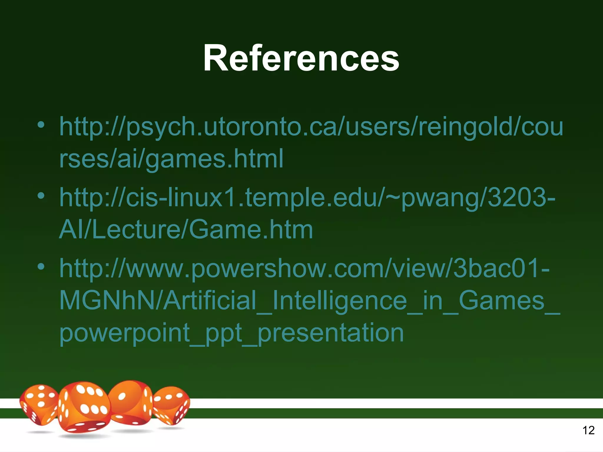 Game Playing | PPT