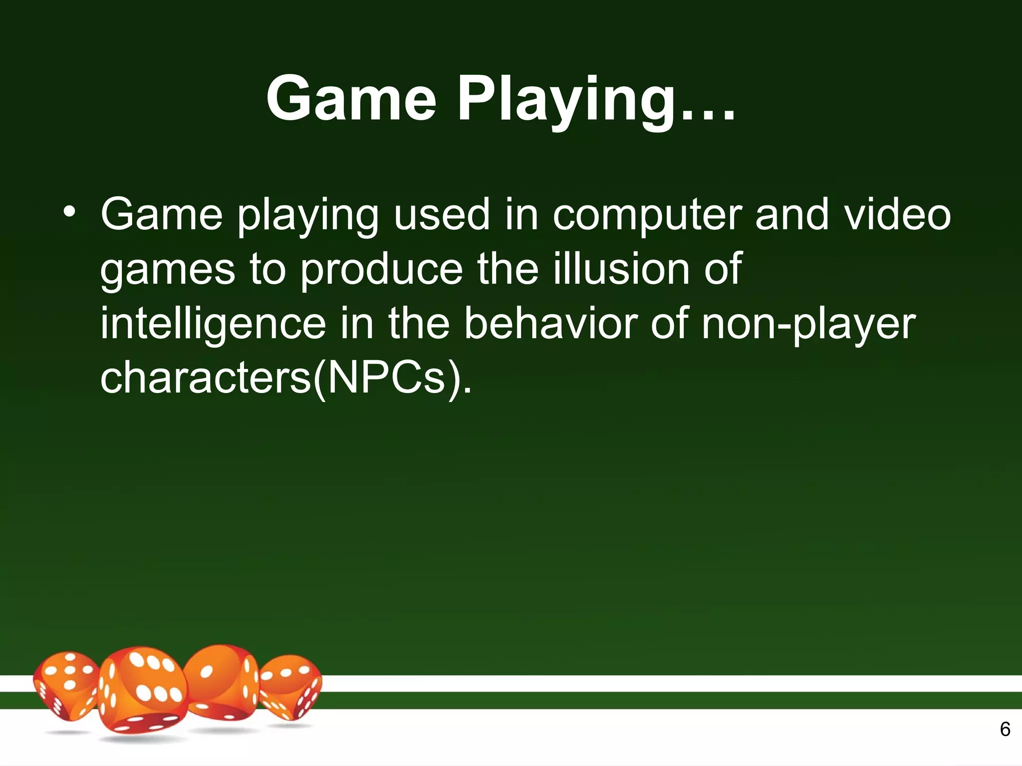 Game Playing | PPT