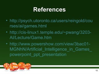 Game Playing | PPT