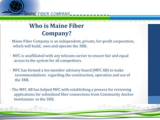 Maine's Broadband Revolution is Coming | PPT