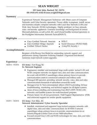 SEAN WRIGHT RESUME | DOCX