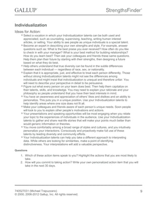 Insight and action planning guide | PDF