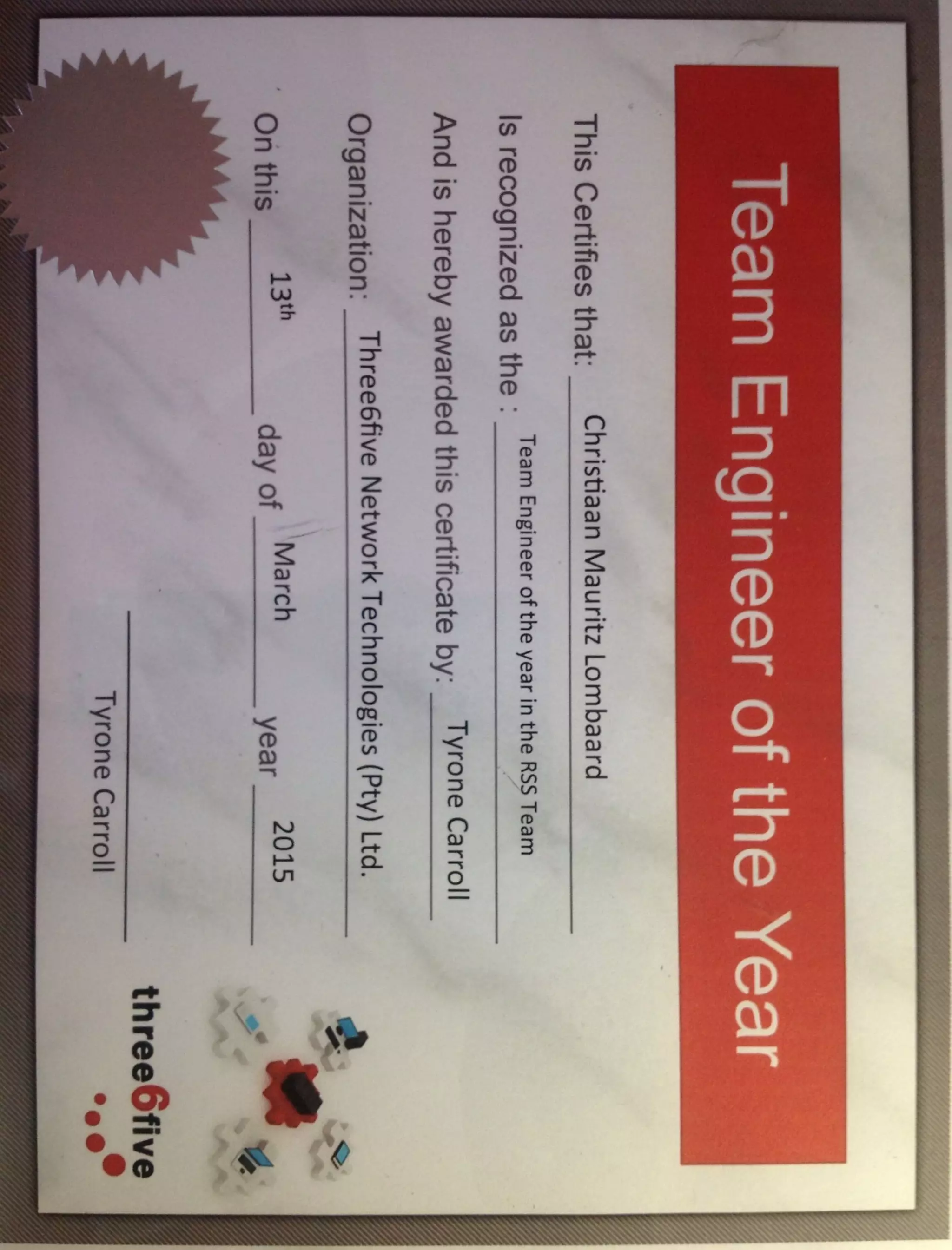 Engineer of the Year Awards | PDF