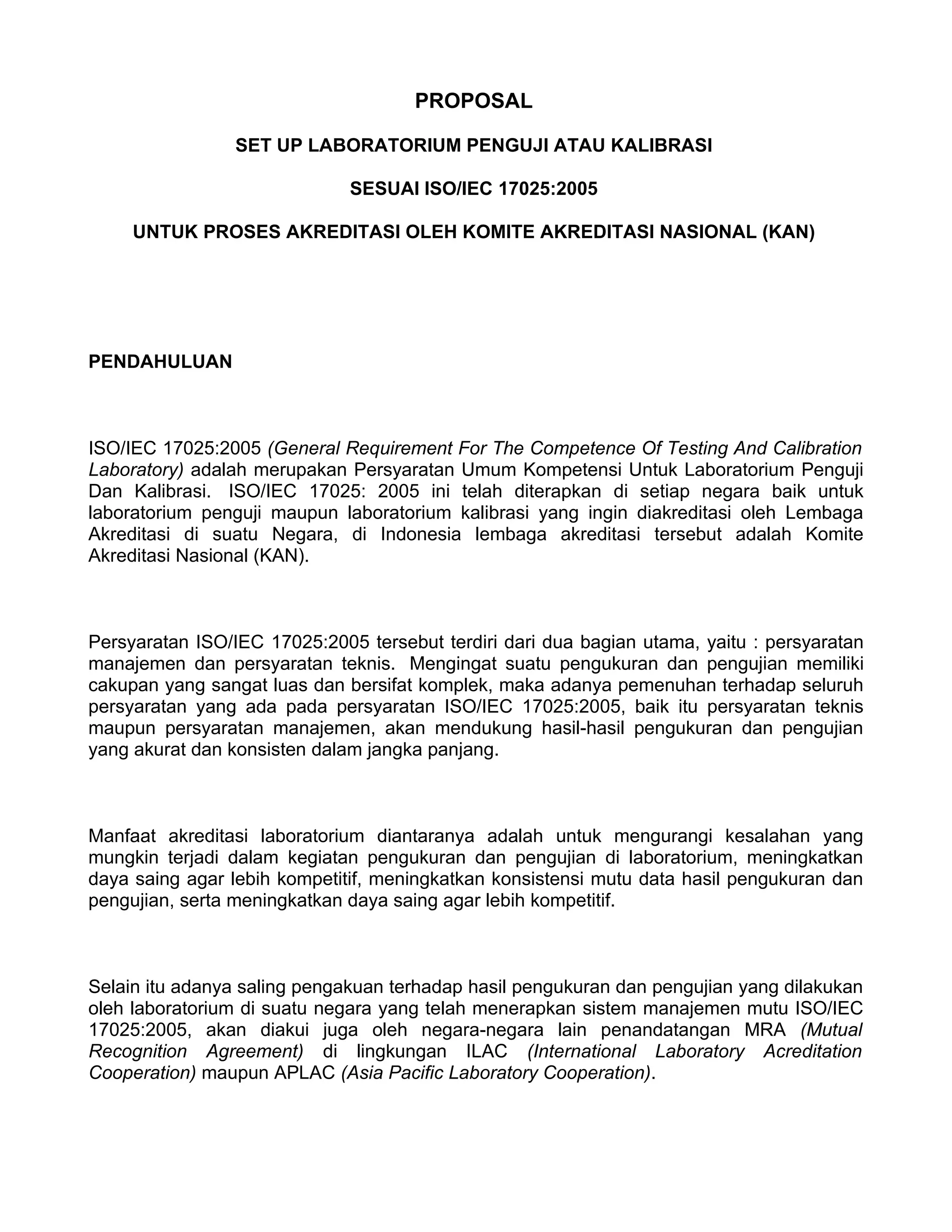 PROPOSAL Set Lab 17025 WEB | DOC