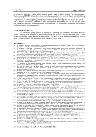 Performance evaluation of route optimization management of producer ...
