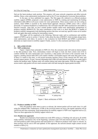 Performance evaluation of route optimization management of producer mobility in information ...