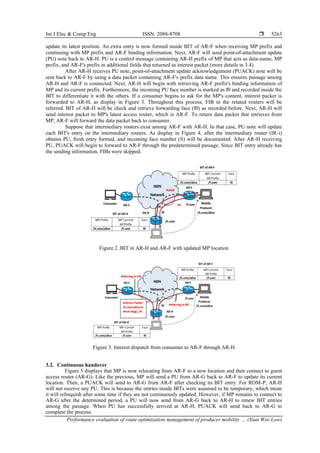 Performance evaluation of route optimization management of producer mobility in information ...