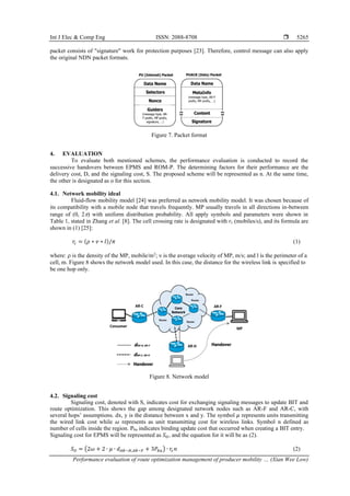 Performance evaluation of route optimization management of producer mobility in information ...