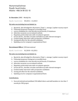 Resume - Muhammad Soliman | PDF