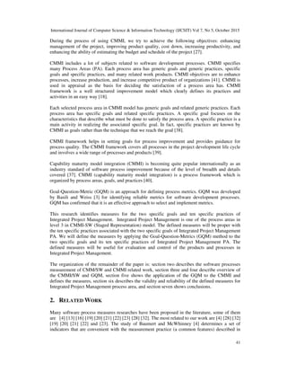 Integrated Project Management Measures in CMMI | PDF