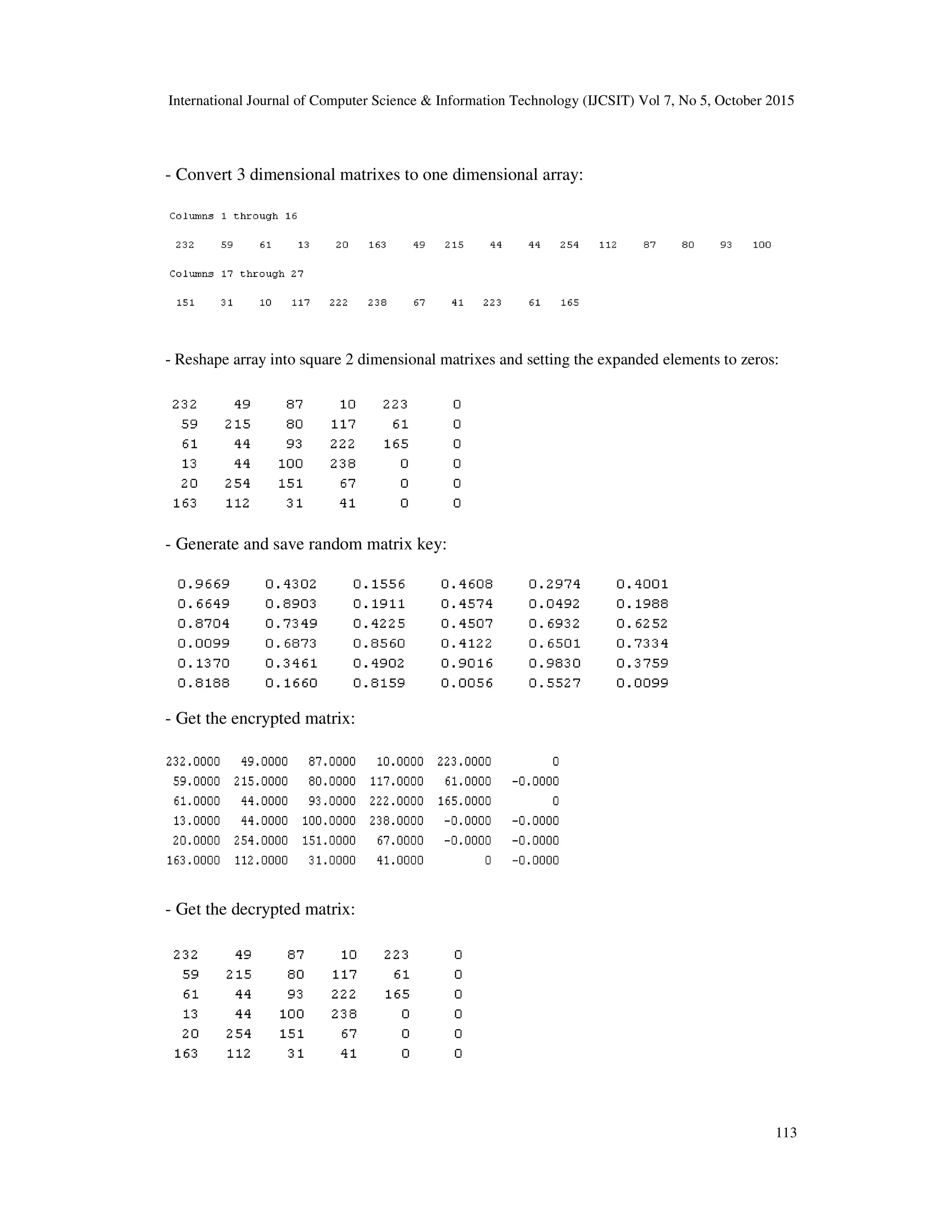 Encryption Decryption Rgb Color Image Using Matrix Multiplication Pdf 8952