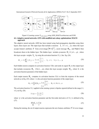 IMPROVED STEGANOGRAPHIC SECURITY BY APPLYING AN IRREGULAR IMAGE SEGMENTATION AND HYBRID ADAPTIVE ...