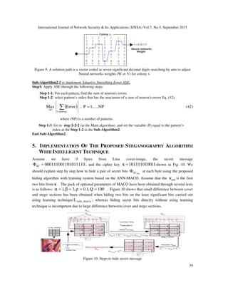 IMPROVED STEGANOGRAPHIC SECURITY BY APPLYING AN IRREGULAR IMAGE SEGMENTATION AND HYBRID ADAPTIVE ...