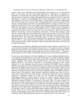 IMPROVED STEGANOGRAPHIC SECURITY BY APPLYING AN IRREGULAR IMAGE SEGMENTATION AND HYBRID ADAPTIVE ...