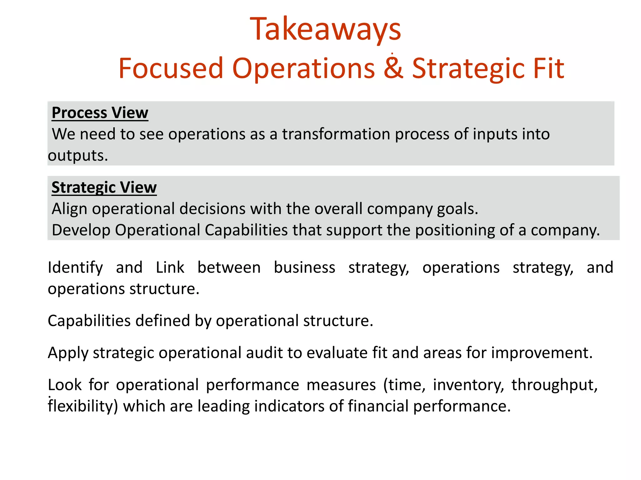 Operatiional Audit | PPTX