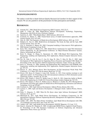 MODEL DRIVEN WEB APPLICATION DEVELOPMENT WITH AGILE PRACTICES | PDF