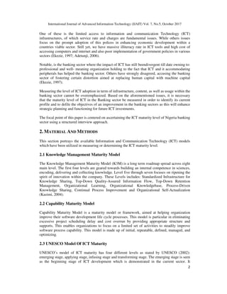 ASCERTAINING THE INFORMATION AND COMMUNICATION TECHNOLOGY (ICT ...