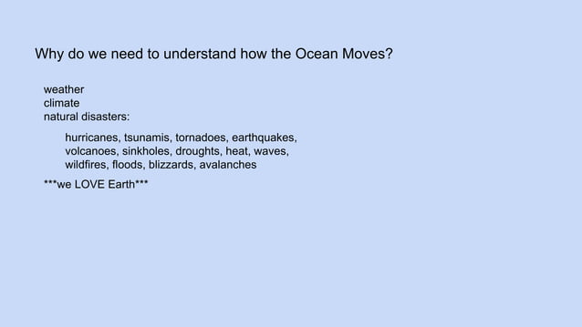 Oceans Currents | PPT