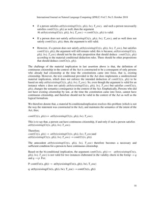 CITIZENSHIP ACT (591) OF GHANA AS A LOGIC THEOREM AND ITS SEMANTIC IMPLICATIONS | PDF