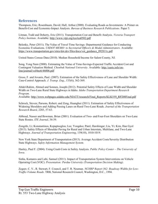 two-lane highway report_TGTE_final | PDF | Civil Engineering Industry ...