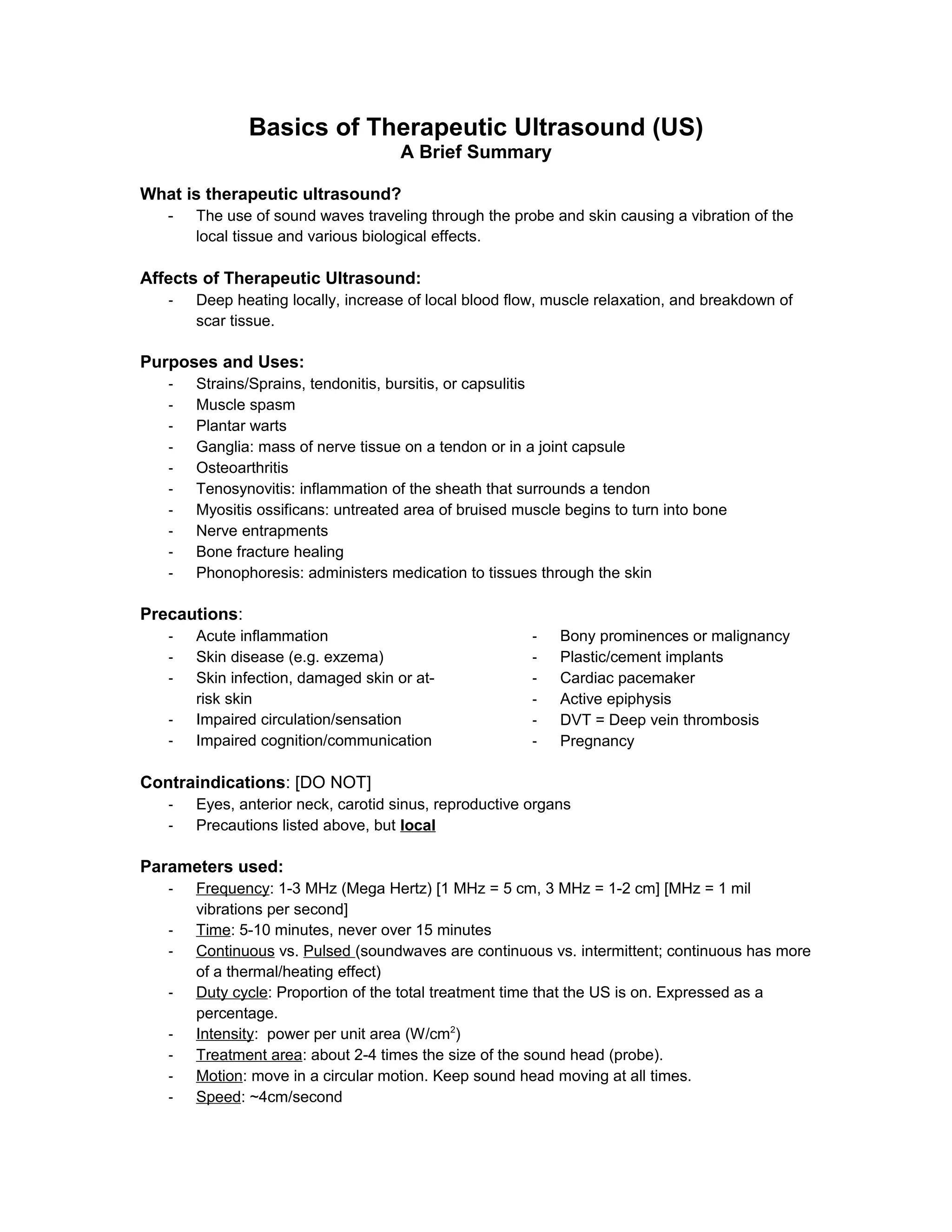US Handout In-Service Personal | DOC