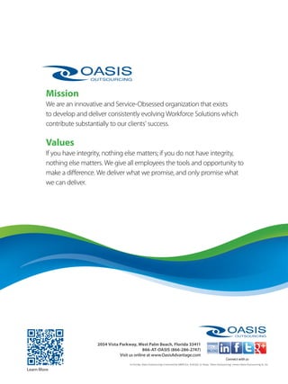 Oasis Advantage | PDF