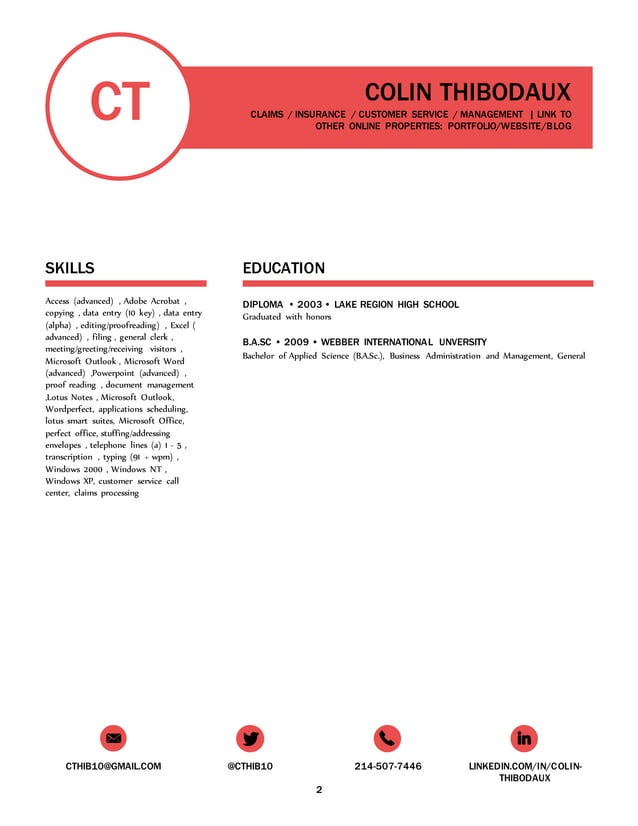 CT Resume | PDF