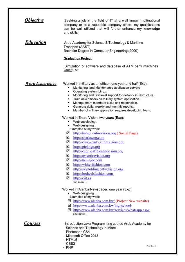 Ehab-ELkady-CV | PDF